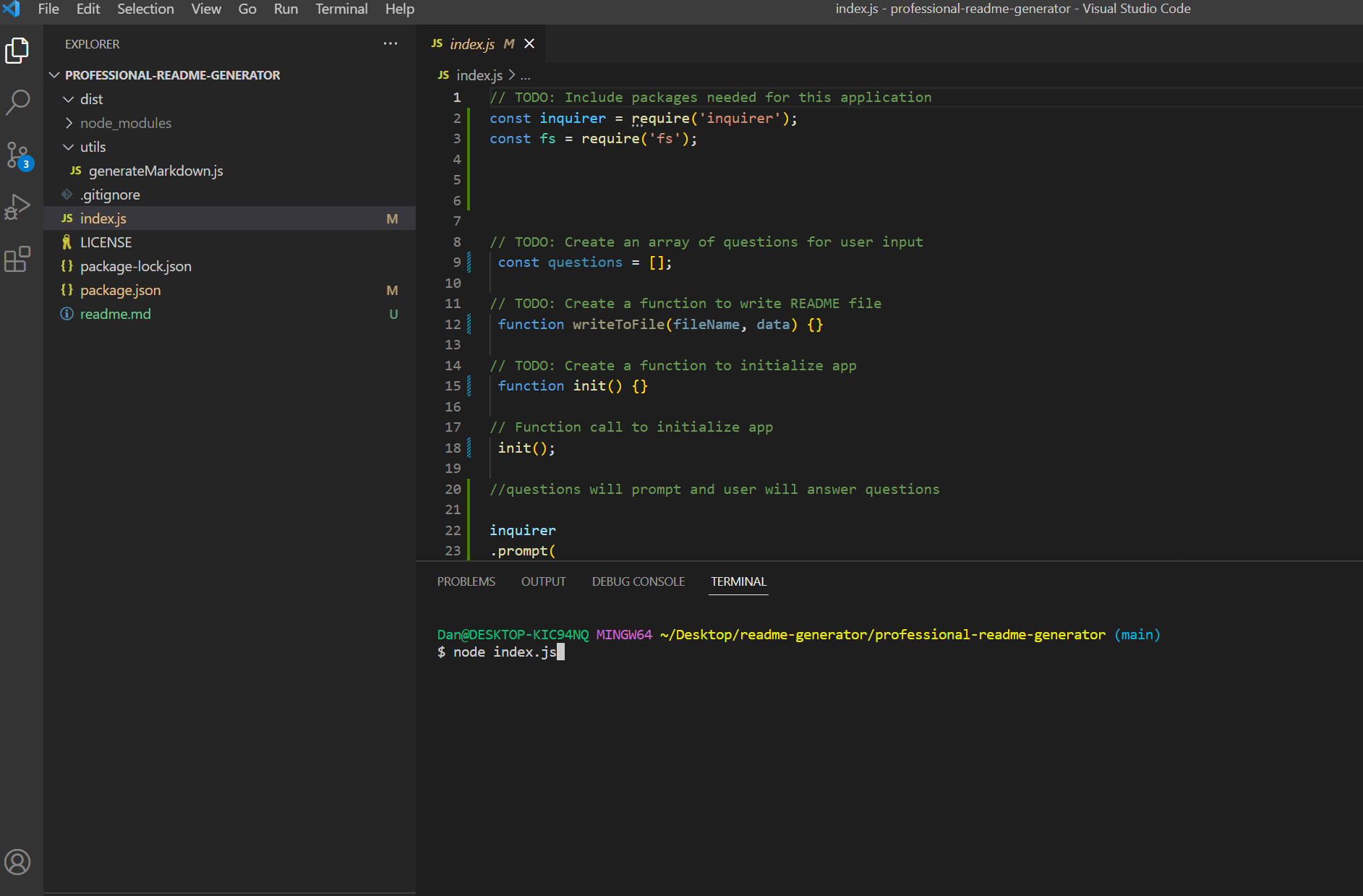 professional-readme-generator professional-readme-generator